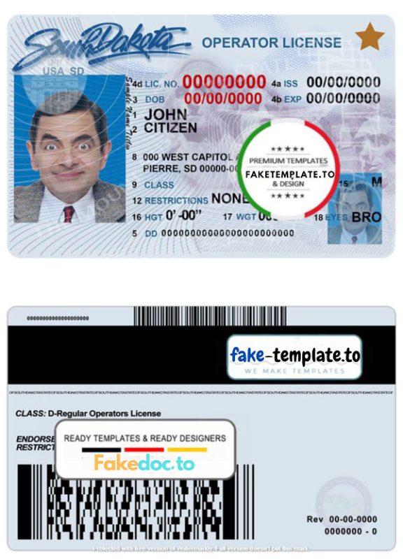 FakeTemplate.cc – Fake Driver License Template, Passport, ID Card, Bank ...