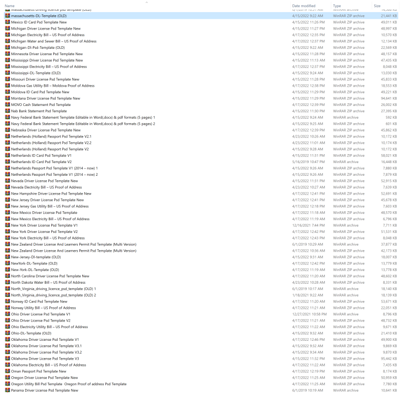 ALL IN ONE PACK OF TEMPLATES (Total of 374 files) – FakeTemplate.cc